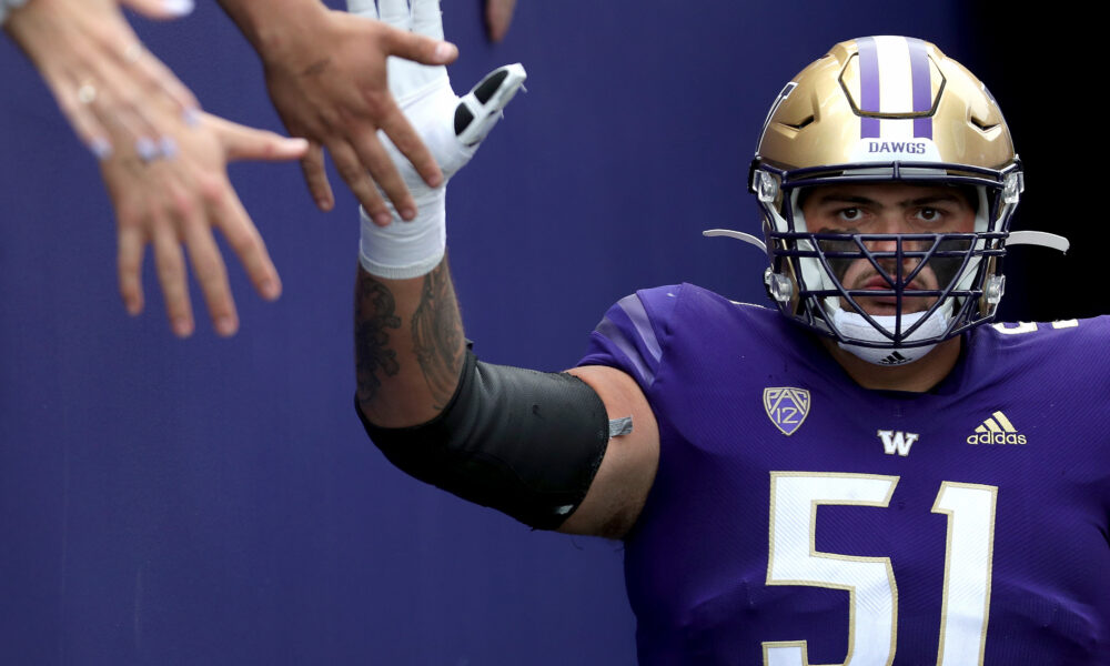 Jaxson Kirkland (OT, Washington), NFL Draft 2023 – nflsupporter.se