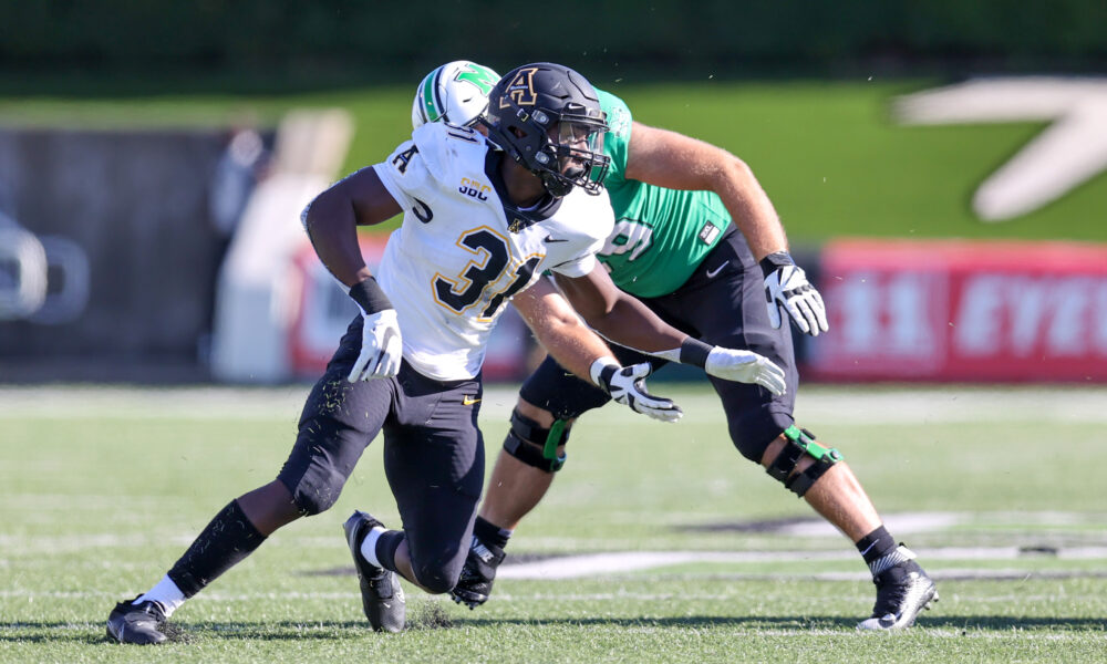 Nick Hampton (Edge, Appalachian State), NFL Draft 2023 – nflsupporter.se